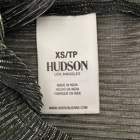 Hudson Jeans | Tops | Hudson Metallic Shimmering Sheer Tank Top Nwt ...